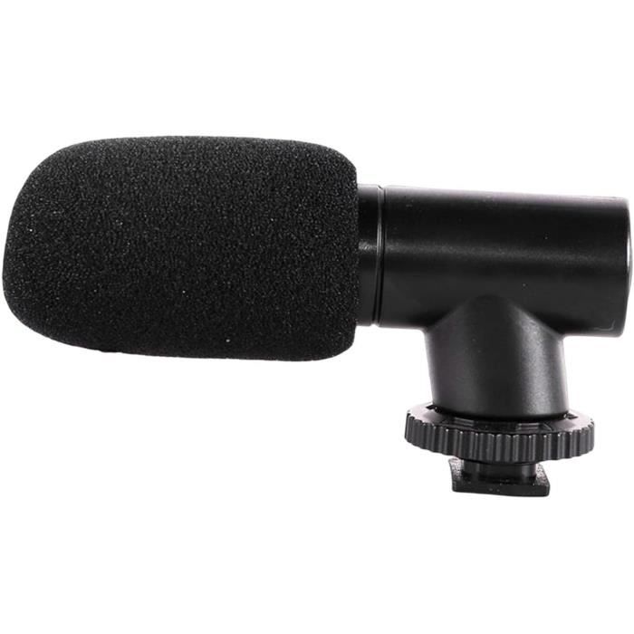 Mini Microphone Caméra Vlogging Mini Microphone Coupe-Vent Microphone ...