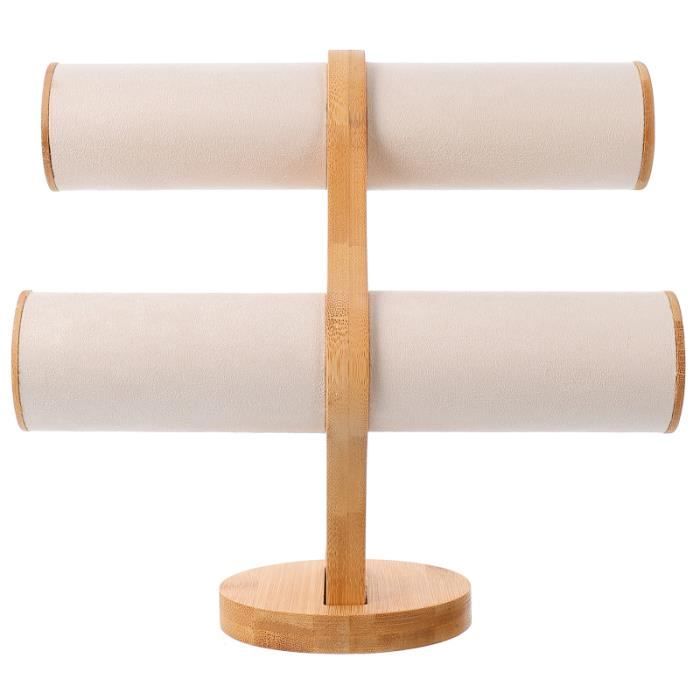 1pc Creative Double T en forme de présentoir support de stockage pour ...