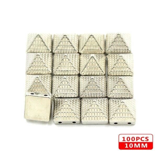 RIVET,Point Pyramid Silver--Rivets à coudre CCB pyramides, 100 pièces ...
