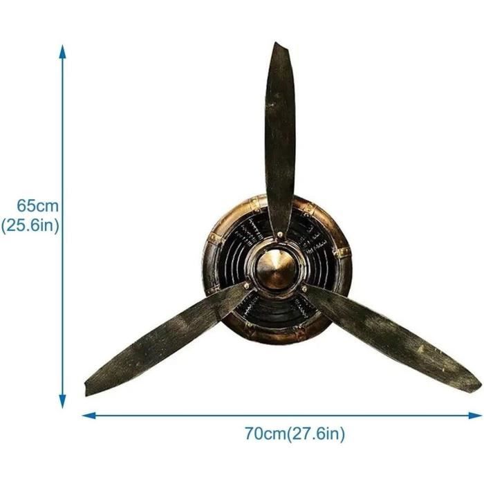 Déco Murale Metal Hélice D'Avion De Décoration Murale Rétro, Mise À ...