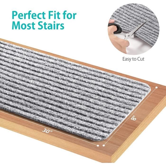 Kit De 10 Marchettes D'escalier - Tapis Escalier | Nez De Marche en 4 ...