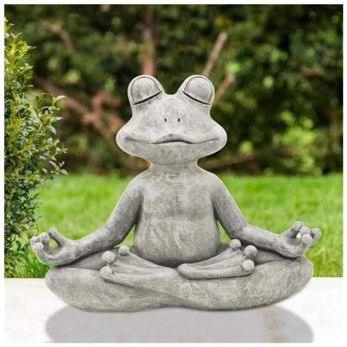 Statue - Statuette Méditation Zen Garden Yoga Figurine Poly Résine ...