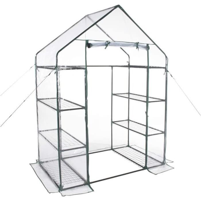Serre de jardin et balcon avec couvercle en PVC imperméable pour ...