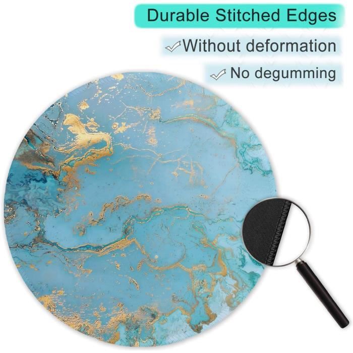 Tapis De Souris Rond,Mouse Pad Pour Ordinateur Pc Bureau Portable ...