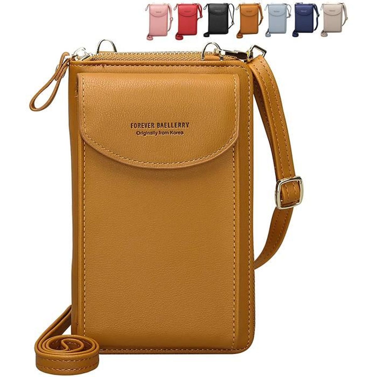 Sac À Bandoulière en PU Cuir Porte Monnaie Téléphone Portable Mini ...