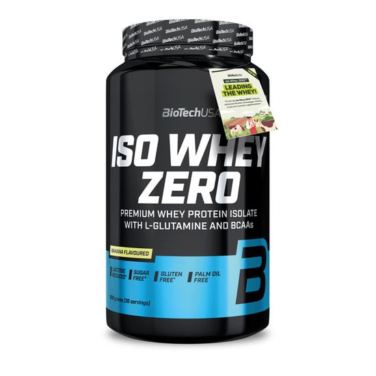 Whey isolate BioTech USA - Iso Whey Zero - Banana 908g - Cdiscount Sport