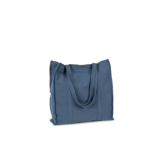 Tote bag toile tissé à la main Kimood - storm blue - TU - Cdiscount ...
