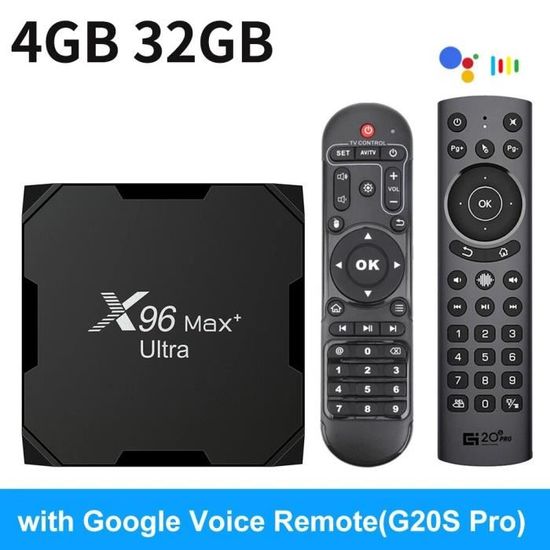 X96 Max Plus Ultra Smart TV Box - RNCYN - 4GB 32GB G20SPRO - Android 11 - AV1 - 8K - Wifi - BT4 ...