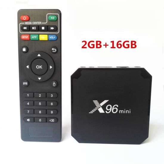 Box multimedia,Boîtier de télévision intelligent X96 mini Android 11.0 Amlogic S905W2 Quad Core ...