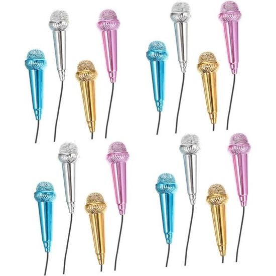 16 Pièces Mini Microphone Micro Portable Microphone Pour Ordinateur ...