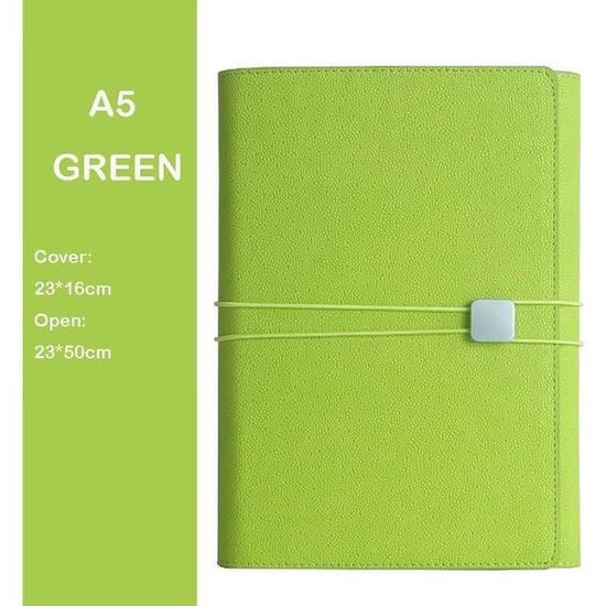 CAHIER,green-A5--Carnet De Notes A5 À Feuilles Mobiles, Créatif ...