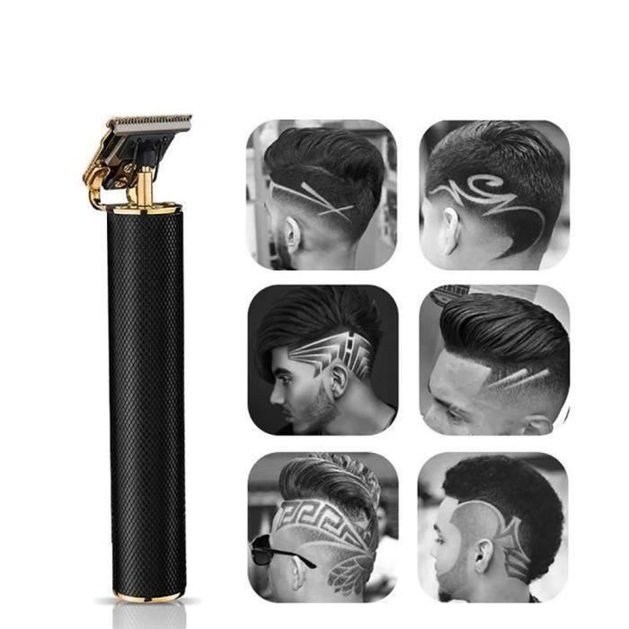 Tondeuse à cheveux rechargeable hommes coupe-cheveux coiffeur finition ...