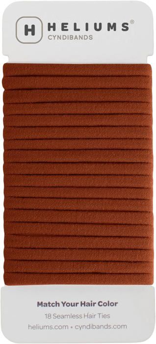 Élastiques Pour Cheveux-Lot De 18-Roux Foncé-Tissu En Nylon Doux Sans ...
