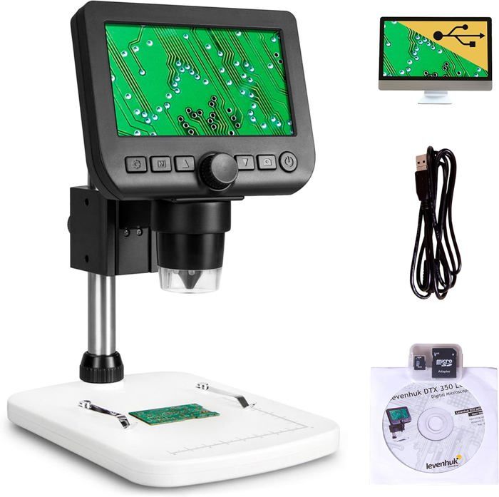 Dtx 350 Lcd Portable Digital Usb Microscope With 20-300X Zoom ...