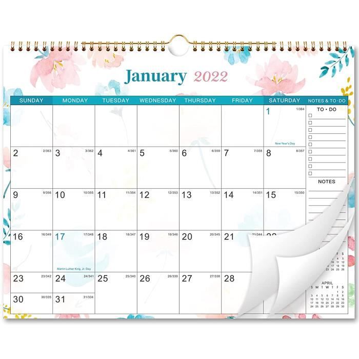 Calendrier mural 2022.[A4] - Cdiscount Beaux-Arts et Loisirs créatifs