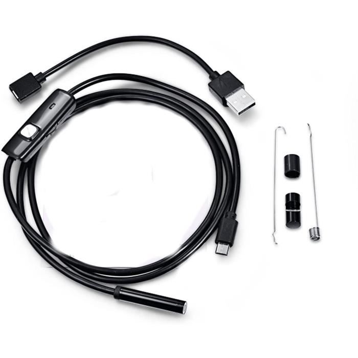 Endoscope 2M 1M de Flexible Caméra Endoscope IP67 caméra d'inspection ...