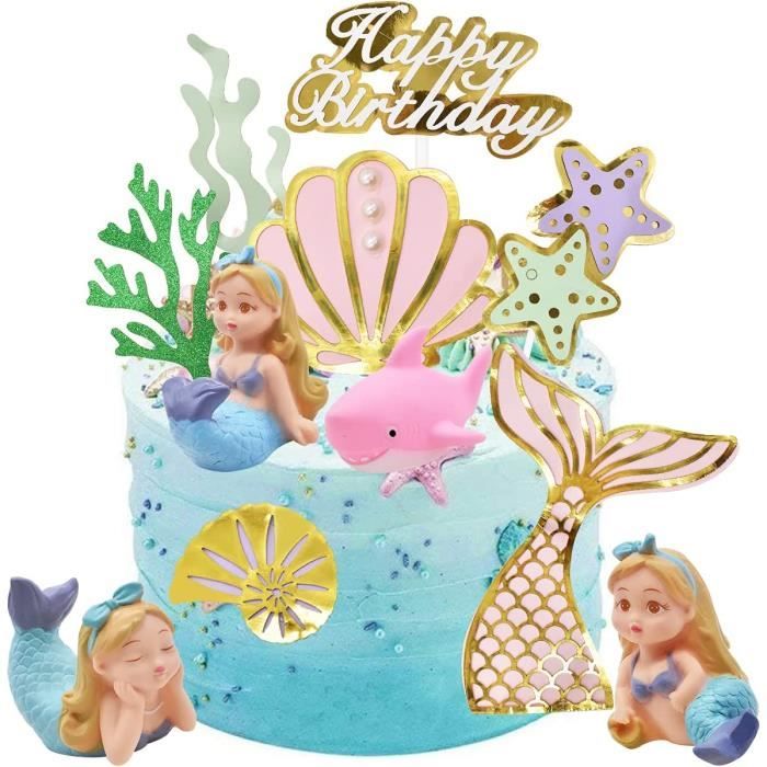 Décoration Gâteau Sirene- Sirène Cupcake Toppers, Gâteau Topper ...