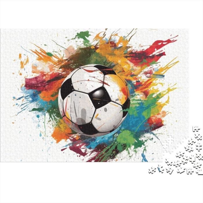 Puzzles d'Éléments de Football - Adultes - 300 Pièces - Jeu Éducatif ...