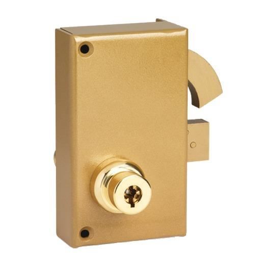 Serrure en applique vertical Crochet cylindre de 45 mm 5 ailettes ...