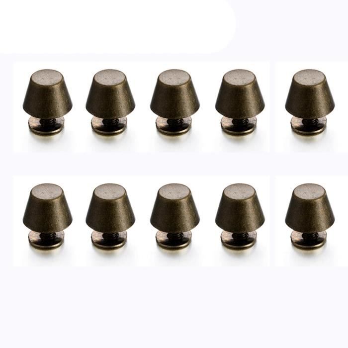 Rivets,Ensemble de 10 étoiles Rivets bouton tissu Accessoires de ...