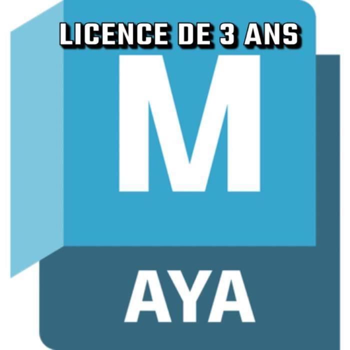 Autodesk Maya LICENCE DE 3 ANS OFFICIELLE clé d'activation à ...
