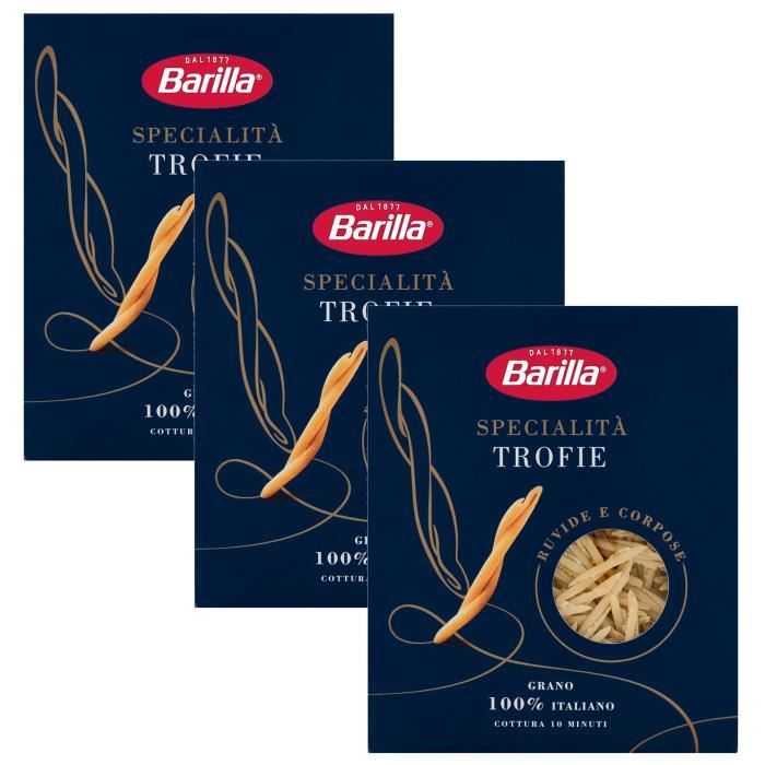 BARILLA Specialita Trofie - Pâtes italiennes 3x500 g - Cdiscount Au ...