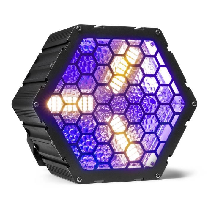 Blinder déco rétro RGB - BeamZ RB90 - 3 LEDs COB 30 Watts Blanc Chaud ...