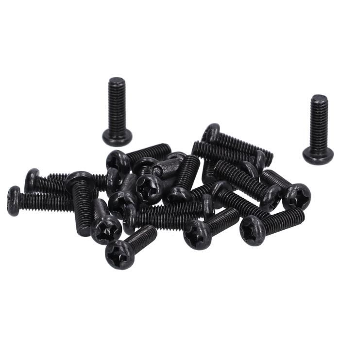 Duokon vis à métaux cylindriques 50 pièces DIN 7985 vis à tête ...