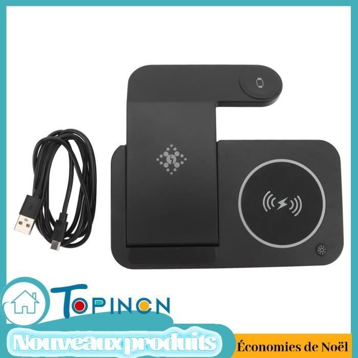 EJ.life Station de Charge sans Fil 4 en 1 pour IOS 15 14 13 Pro Maximum ...