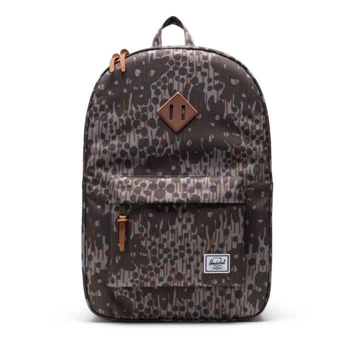 Herschel Heritage Backpack Green Pea Camo [147662] - sac à dos sac a ...