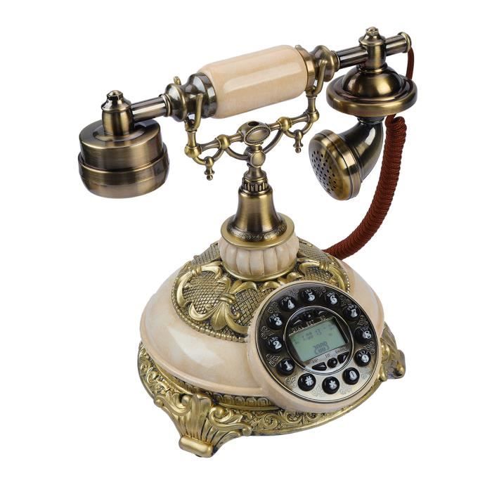 Téléphone antique, FSK/DTMF Old Fashion Vintage Retro Telephone 38 ...