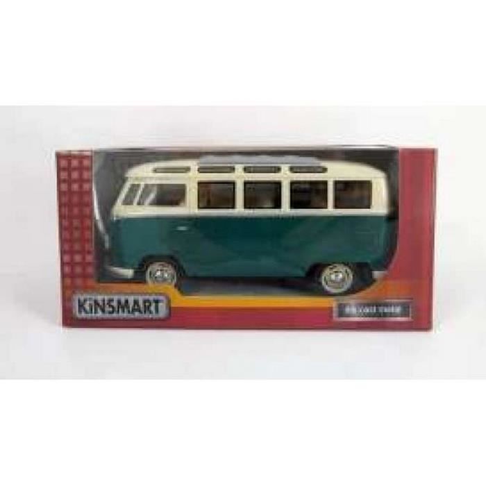 Miniatures montées - Volkswagen Samba Bus vert 1962 1/24 Kinsmart ...