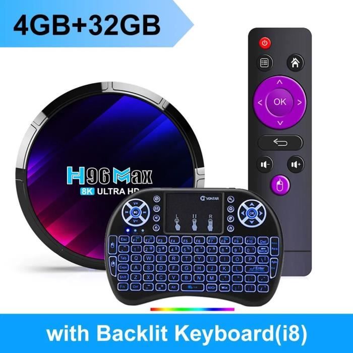 Box multimedia,Boîtier Smart TV H96 MAX RK3528,Android 13,Rockchip 2023 ...