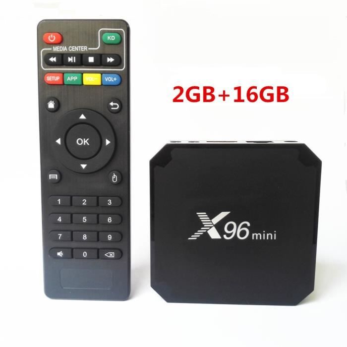 Box multimedia,Boîtier de télévision intelligent X96 mini Android 11.0 Amlogic S905W2 Quad Core ...