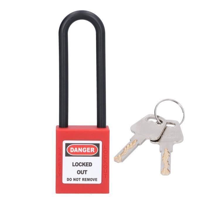 Like-Safety Padlock Nylon Lock Beam 6‑cylinder Lock Corrosion Resistant ...