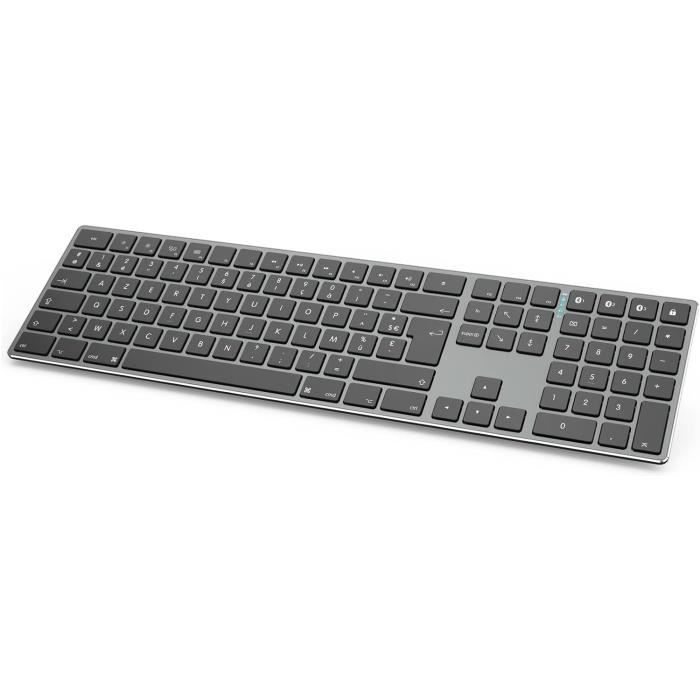 Clavier Sans Fil Bluetooth, Design Ultra Mince En Aluminium Clavier ...