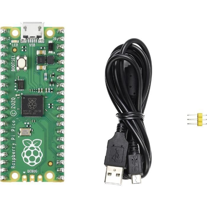 Colourful Pre-Soldered Raspberry Pi Pico Rp2040 Microcontroller Board With Header Flexible Mini ...