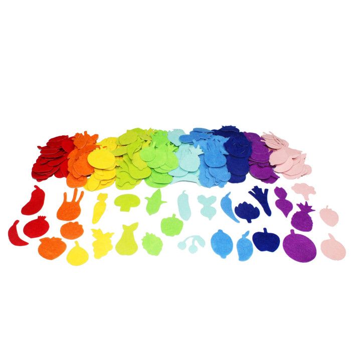 Gommette en feutrine adhésive Fruits et légumes 300 pièces - Cdiscount ...
