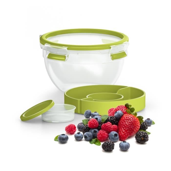 TEFAL Masterseal To Go Salad Box, Boîte alimentaire 1 L, 2 ...