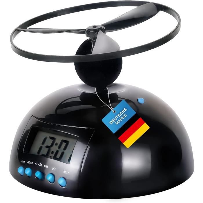 Réveil Ovni Volant Avec Hélice - Réveil D'Alarme Numérique Hélicoptère ...