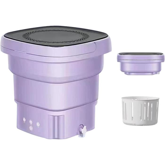 Mini Machine A Laver, 3 Modes Semi-Automatique Lave Linge Portable ...