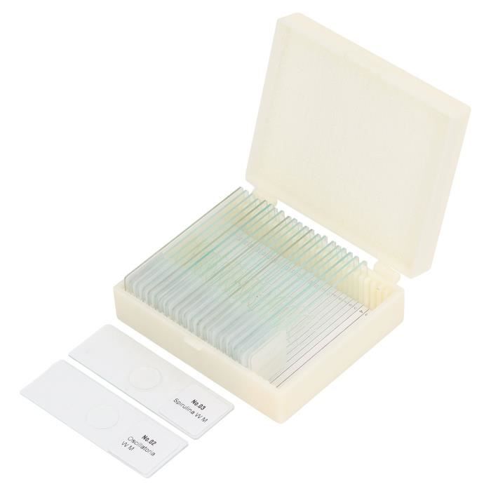 Kit de Lames de Microscope - VBESTLIFE - GES - Verre Optique - 25 ...