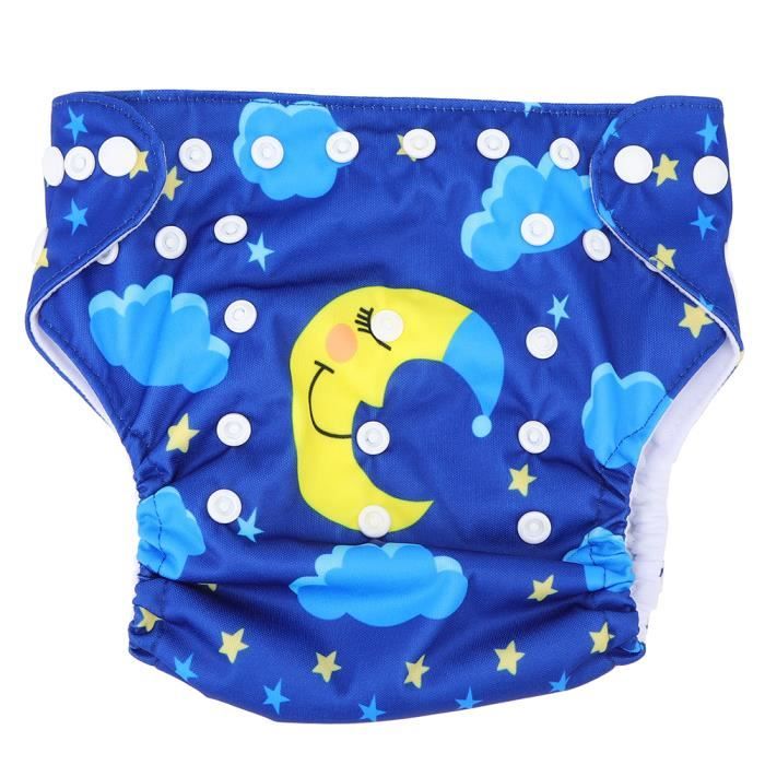VGEBY couche en tissu pour bébé Couches en tissu respirant lavable pour ...
