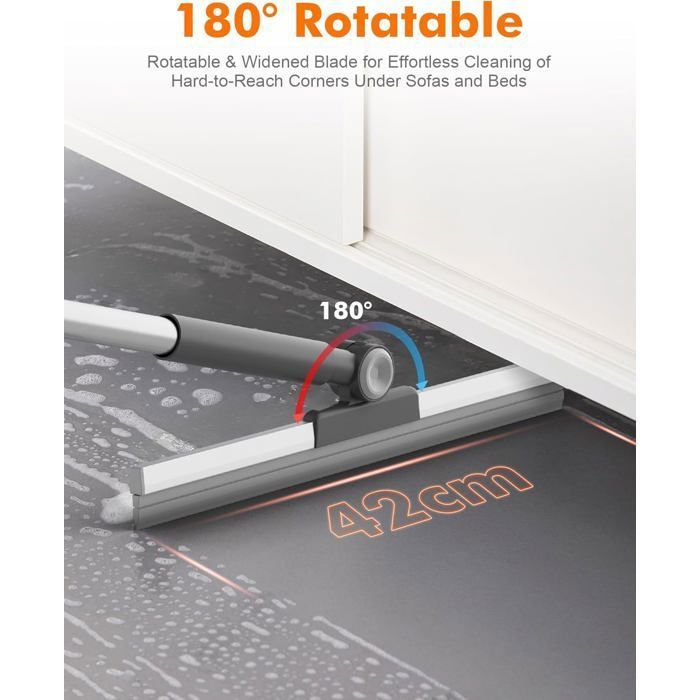 Balai Raclette Sol De Large 42cm, Raclette Douche Balai En Caoutchouc ...