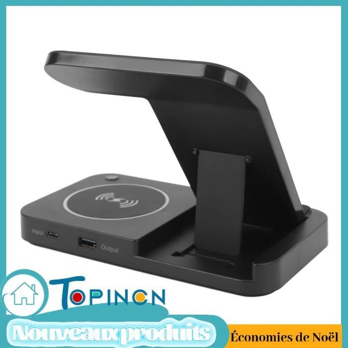 EJ.life Station de Charge sans Fil 4 en 1 pour IOS 15 14 13 Pro Maximum ...