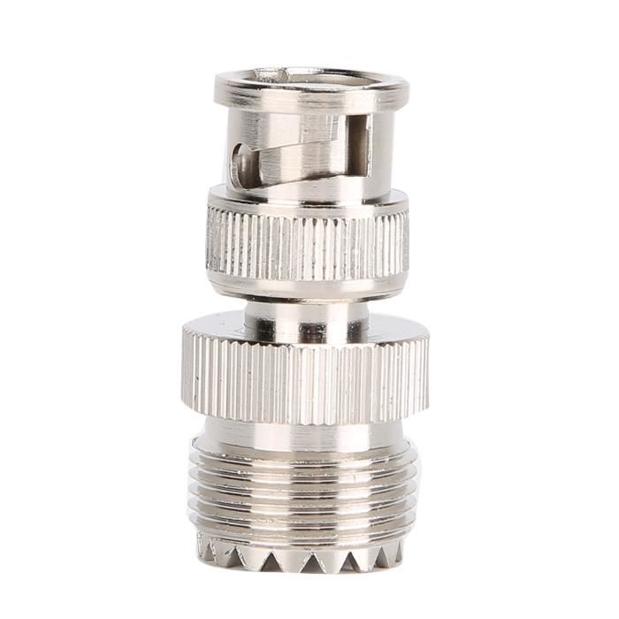 Fdit connecteur coaxial 4 pièces BNC mâle à UHF femelle RF connecteur ...