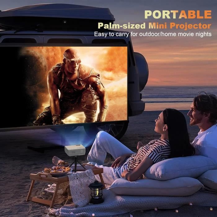 Mini Projecteur Avec Bluetooth Et Trépied, Videoprojecteur Portable ...