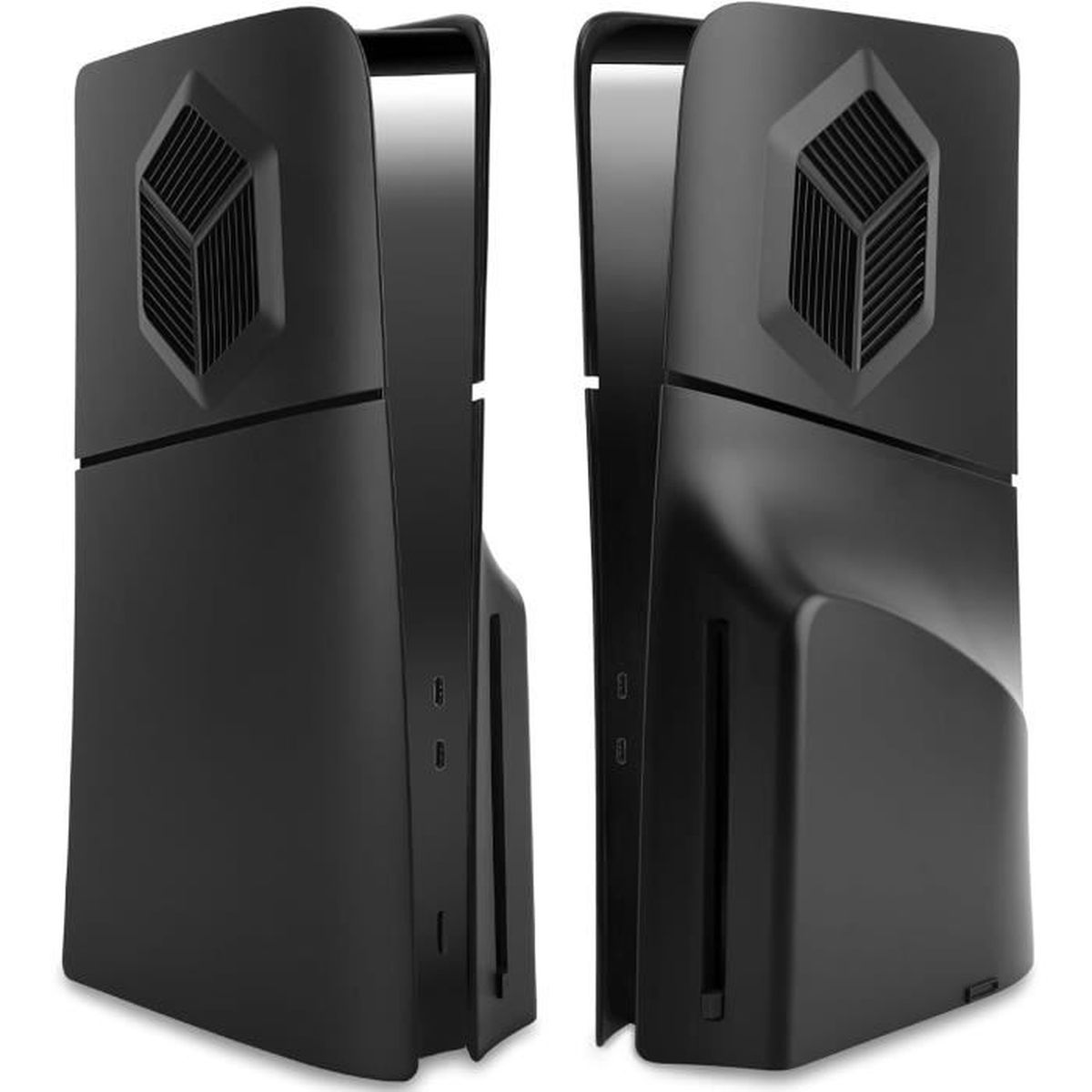 Plaque frontale pour console PS5 Slim Disc Edition, avec aérations de ...