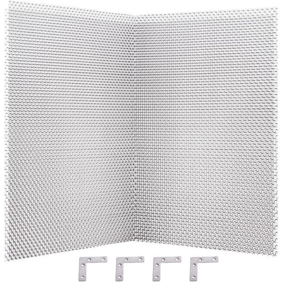 Grillage Rigide Anti Rongeur de Grande et Fin, 2Pcs Frille INOX 304 ...