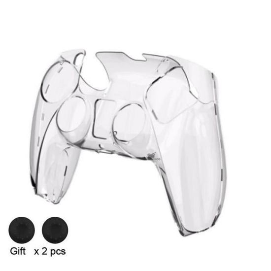 BLANC - Juste transparente pour manette PS5, étui rigide pour PC ...